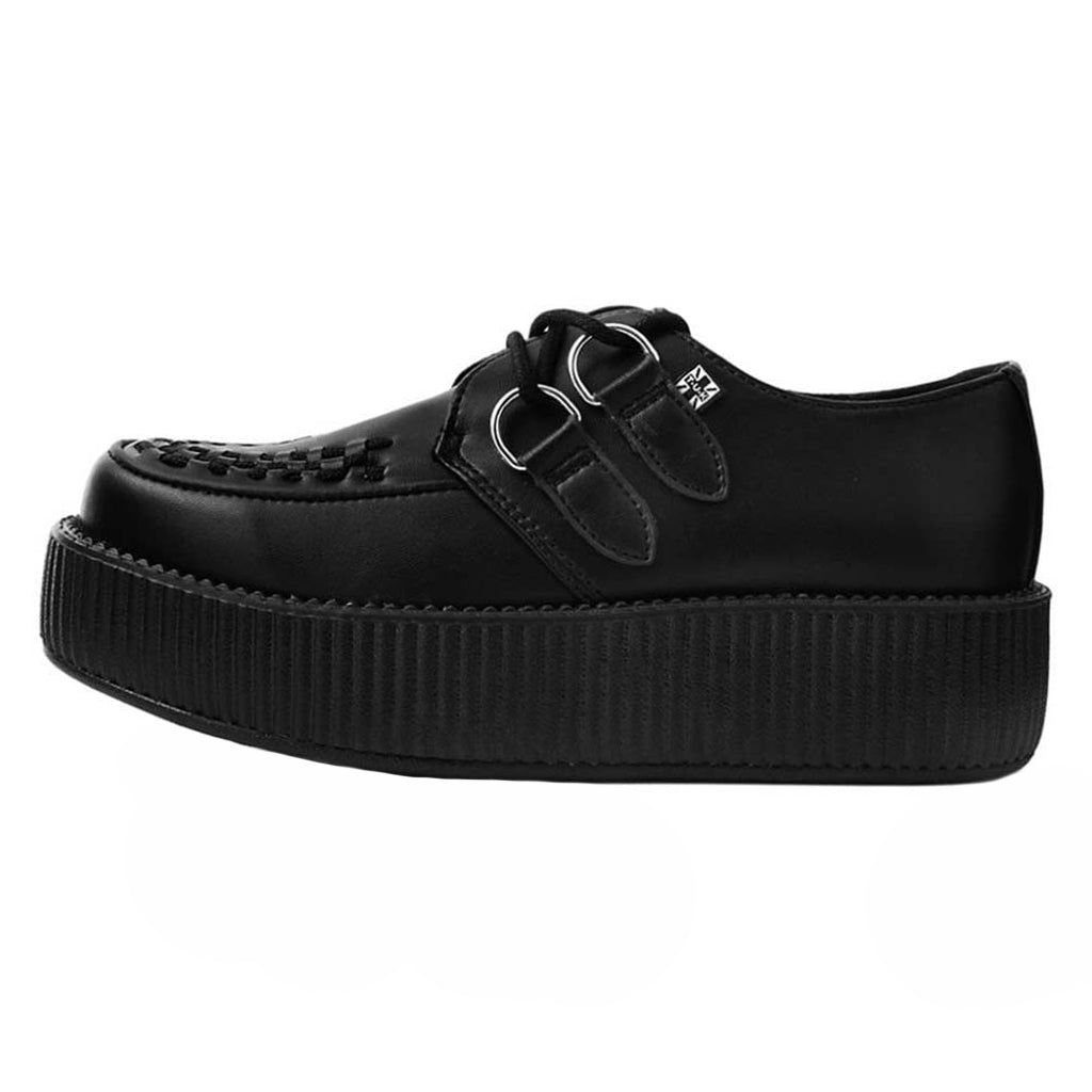 Black TUKskin™ Viva High Creeper | T.U.K. Creepers – T.U.K. Shoes EU